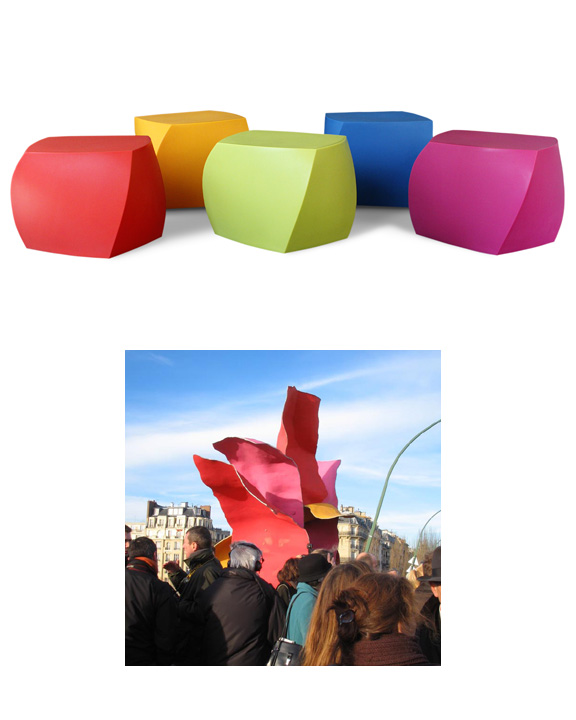 Frank Gehry Original Heller Twist-Cubes, Multi-Colored: NOVA68.com