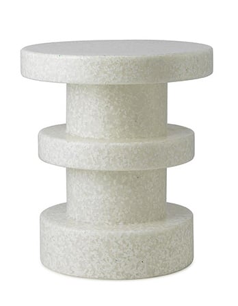 Normann Copenhagen Bit Stool Stack - White/White: NOVA68.com