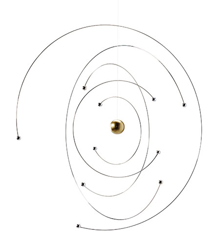 FLENSTED Niels Bohr Atom Model Mobile: NOVA68.com