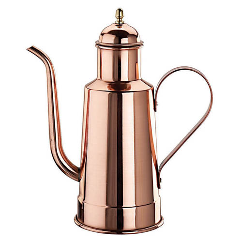Copper Olive Oil Pourer with Drizzler Spout and Top: NOVA68.com