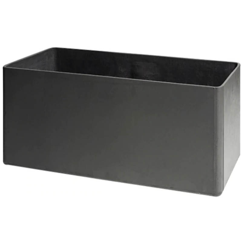 Large Rectangular Modern Outdoor Concrete Planter: NOVA68.com