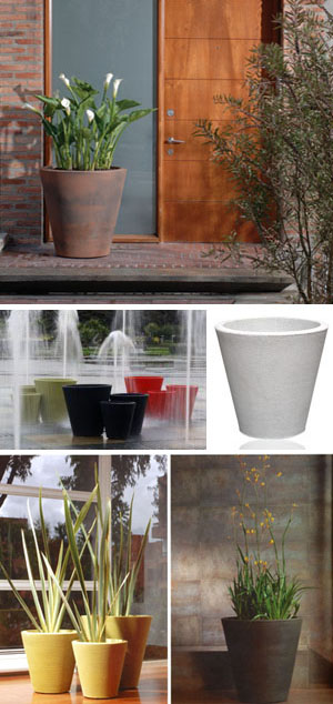 Modern Planters: Madison Planter 16 inch Height x 16 inch Width: NOVA68.com